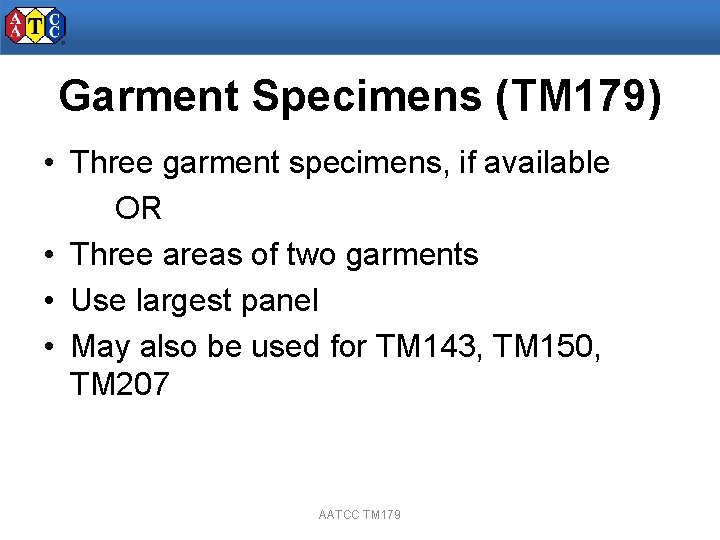 AATCC TM 179 2019 Skew Change in Fabrics