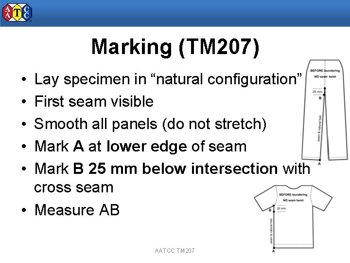 AATCC TM 179 2019 Skew Change in Fabrics