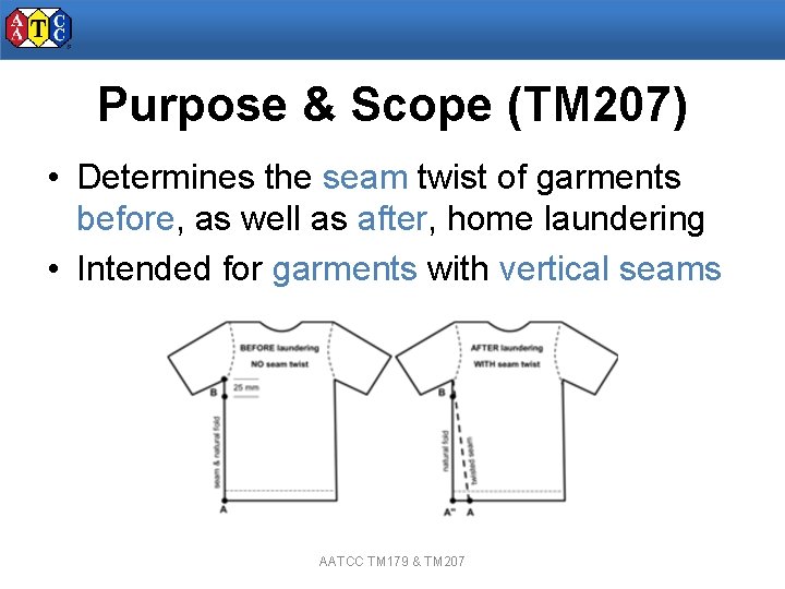AATCC TM 179 2019 Skew Change in Fabrics