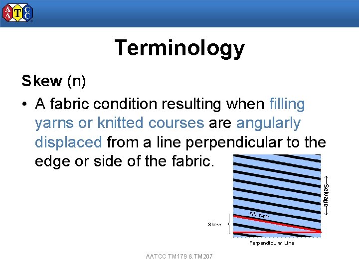AATCC TM 179 2019 Skew Change in Fabrics