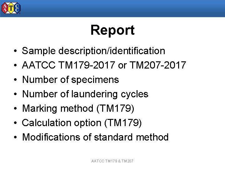 AATCC TM 179 2019 Skew Change in Fabrics