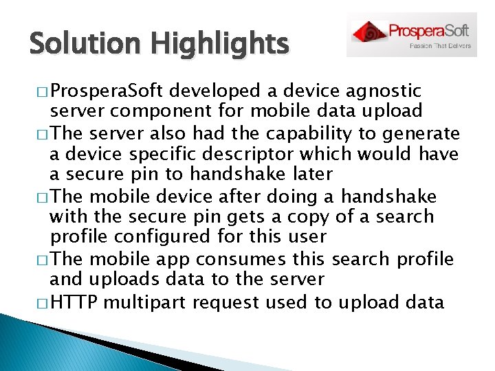 Mobile Data Collection Case Study Business Requirement Client