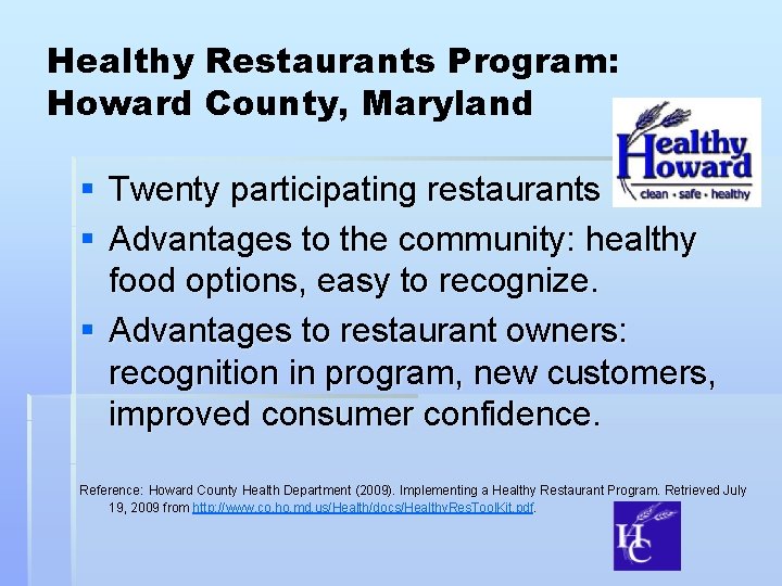 The Use of Common Symbols to Identify Healthy