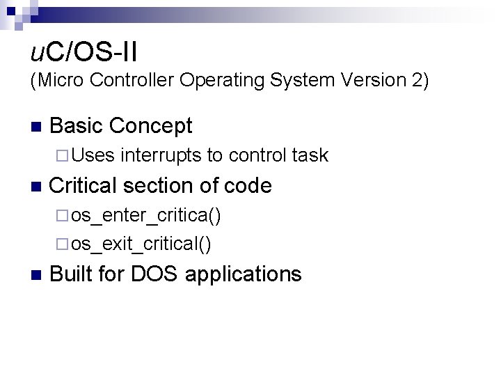 Available Bandwidth Measurement Using Real Time Operating Systems