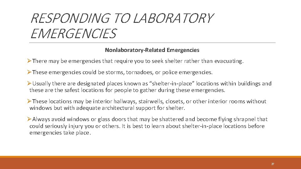 PHA 297 Laboratory Safety PHA 297 Laboratory Safety