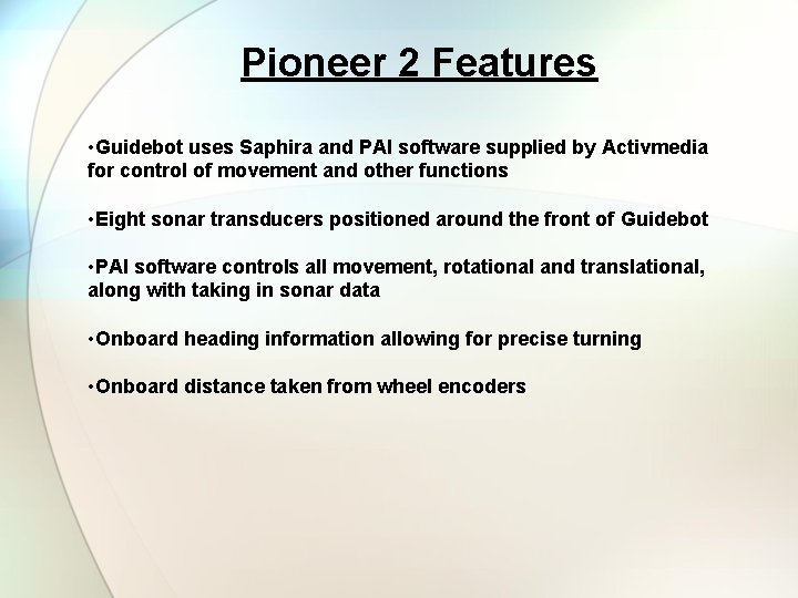 DO NOT FEED THE ROBOT The Autonomous Interactive