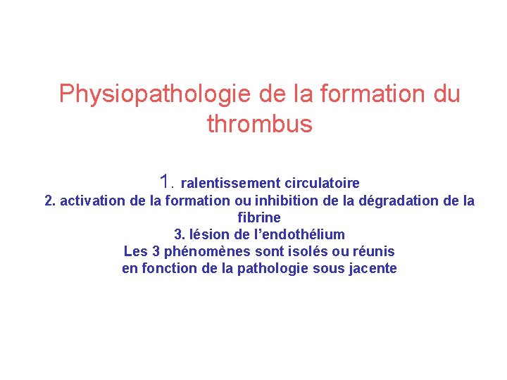 Thromboses veineuses et embolies pulmonaires maladie thromboembolique ...
