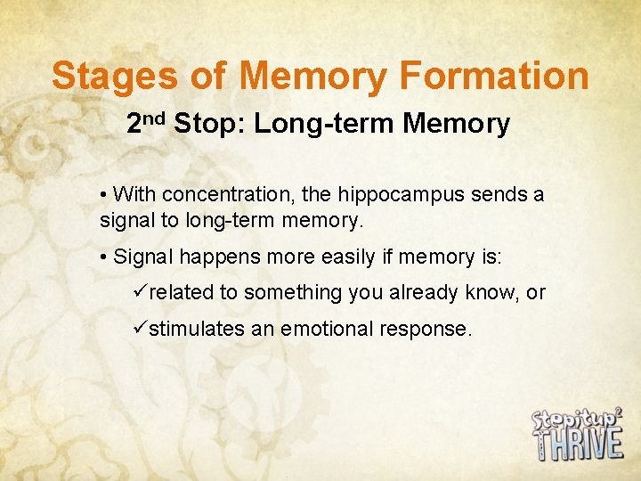 MEMORY Types Structure Function Types of Memory ShortTerm
