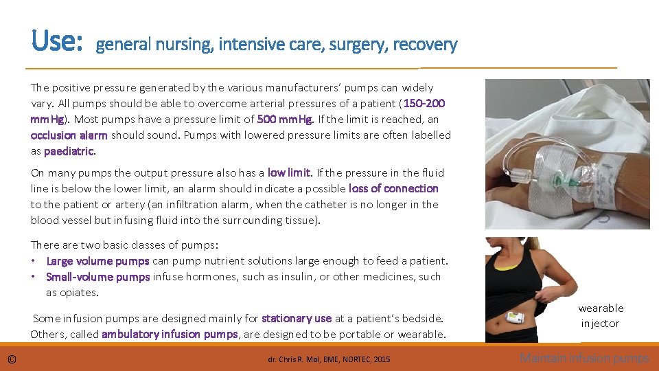 Infusion pumps o principles of operation function use