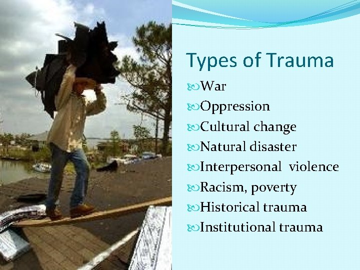 From Trauma to Trauma Informed Care A Public