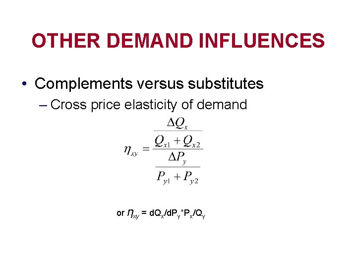 THE MECHANICS OF DEMAND PRODUCTION FIFTH LECTURE February