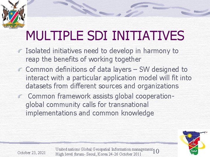 COMMON FRAMEWORK METHODOLOGY FOR SDI DEVELOPMENT UZOCHUKWU OKAFOR