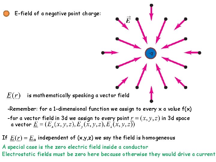 Electric field and forces Lets reconsider Coulomb interaction