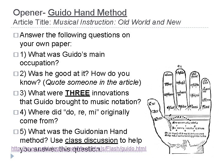 Music Notation Day One Note and Rest Values