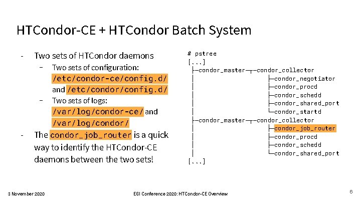 HTCondorCE Introduction and Overview EGI Conference 2020 Brian