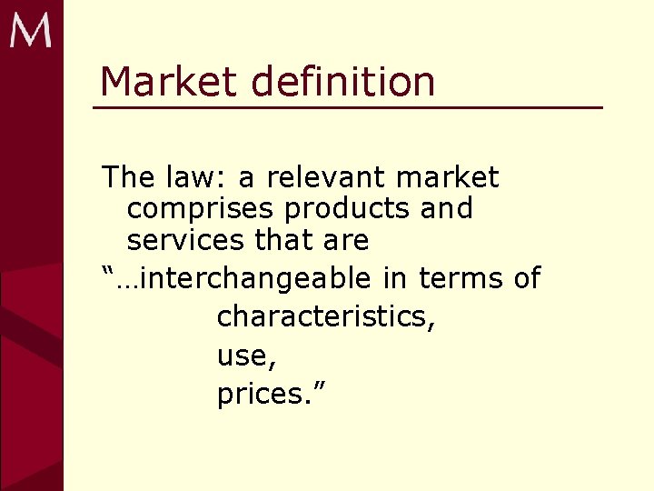 Introduction to competition analysis Jennifer Skilbeck July 2007