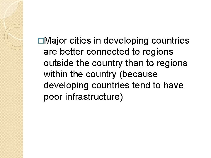 Urban Development Towns and Cities The functions of