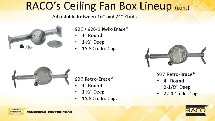 Ceiling Fan Support 2020 NEC Changes 2020 NEC