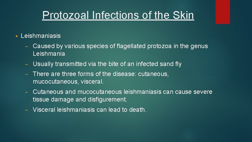 Chapter 21 Definitions Parasitology is a branch of