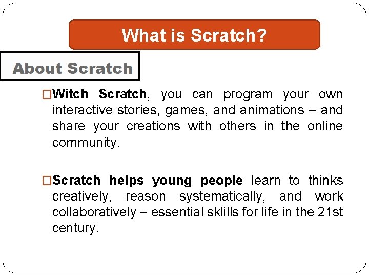 ALGORITMA PEMROGRAMAN 1 M 2 SCRATCH PROGRAMMING BASIC