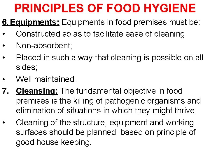 FOOD HYGIENE AND SAFETY BELLO C B INTRODUCTION