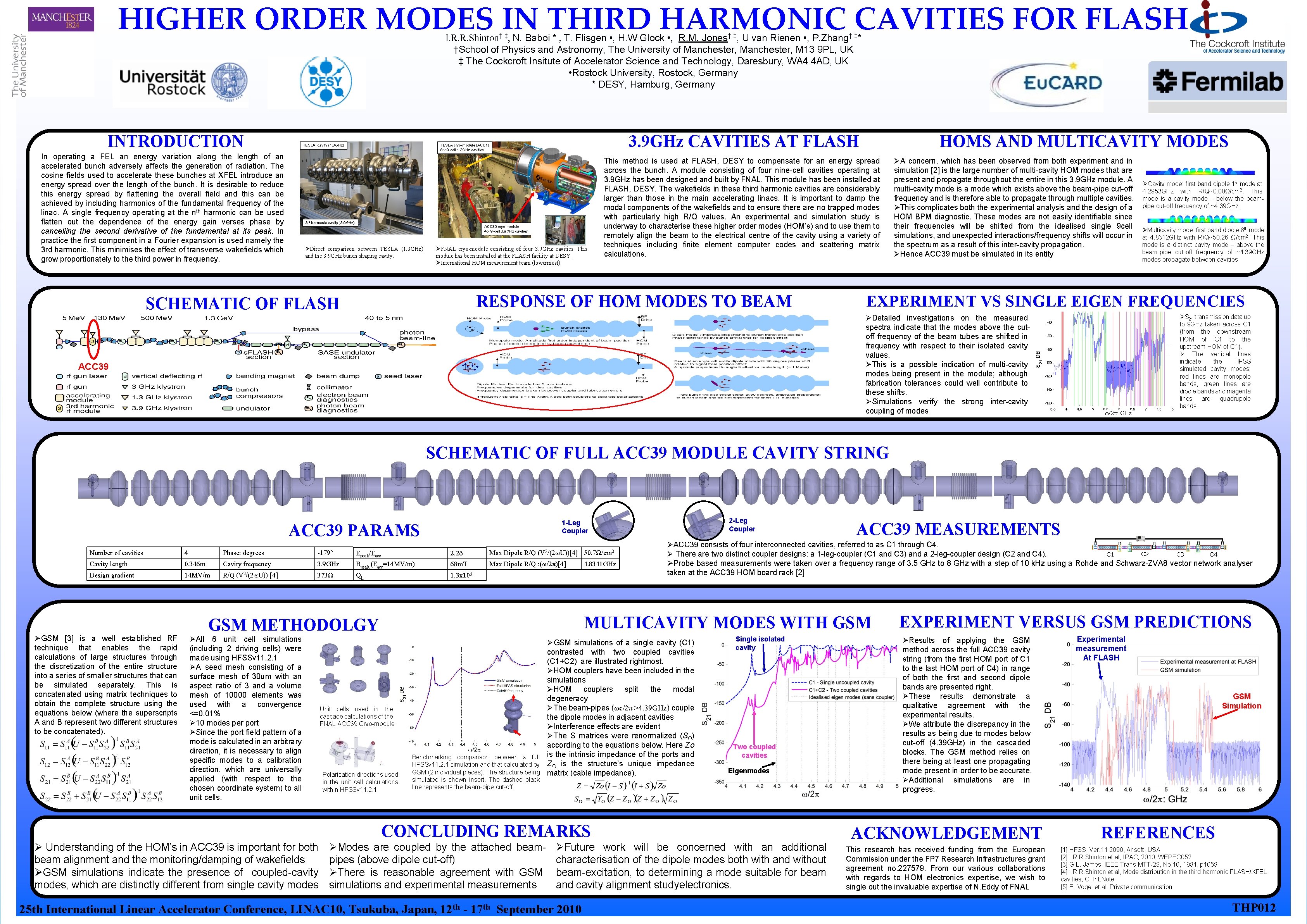 HIGHER ORDER MODES IN THIRD HARMONIC CAVITIES FOR