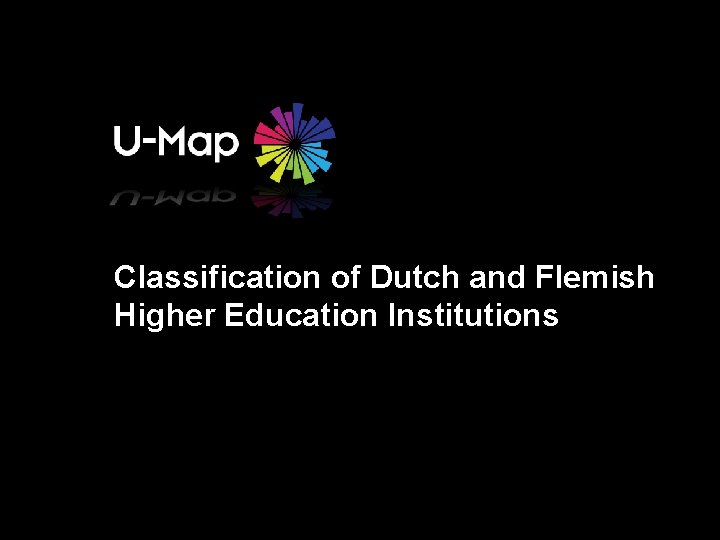 N Classification of Dutch and Flemish Higher Education
