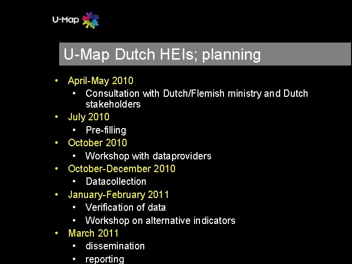 N Classification of Dutch and Flemish Higher Education