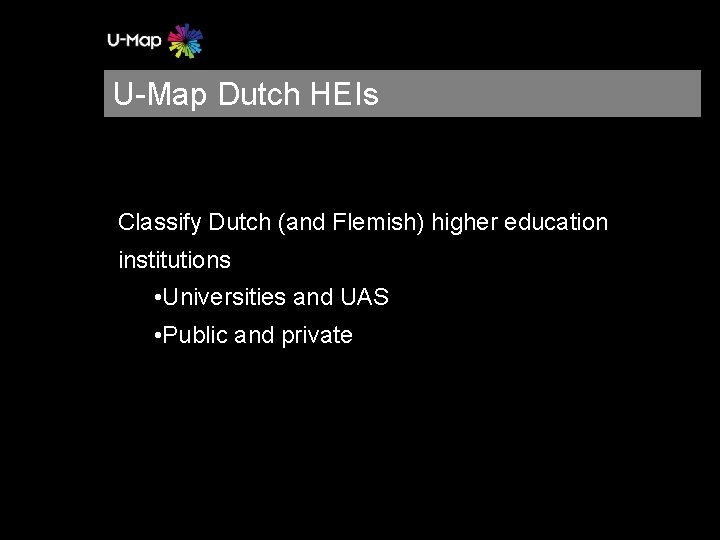 N Classification of Dutch and Flemish Higher Education
