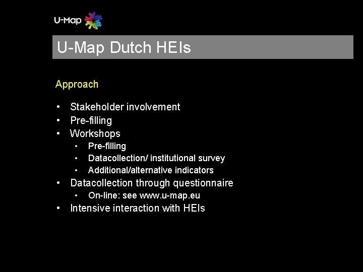 N Classification of Dutch and Flemish Higher Education