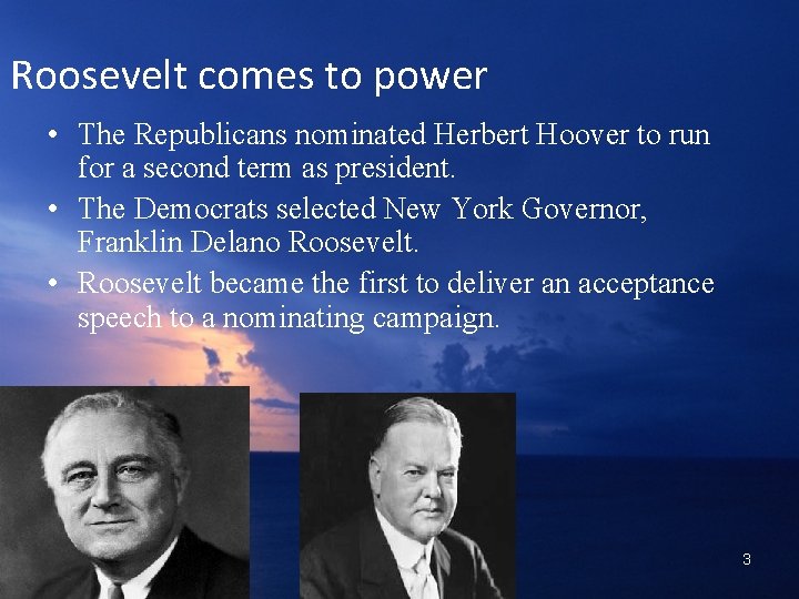 Roosevelt and the New Deal 1933 1939 Unlike