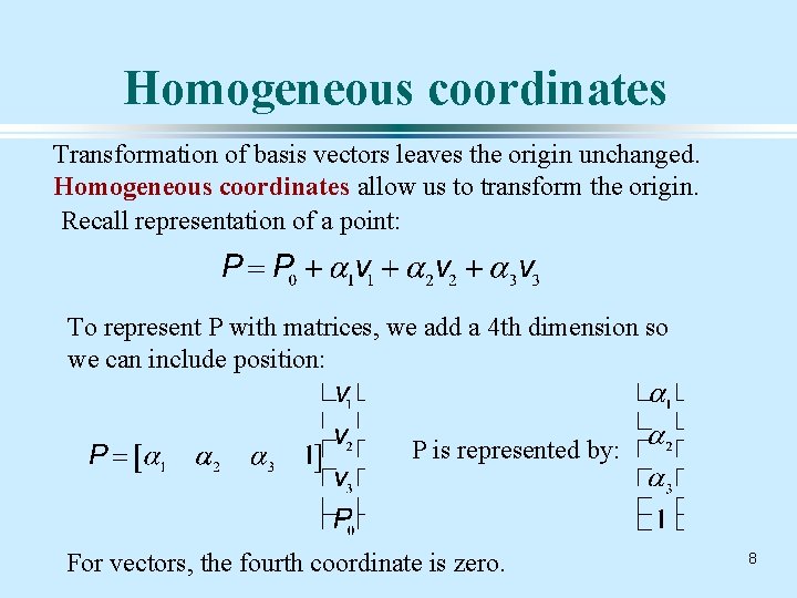 Graphics CSCI 343 Fall 2021 Lecture 10 Coordinate