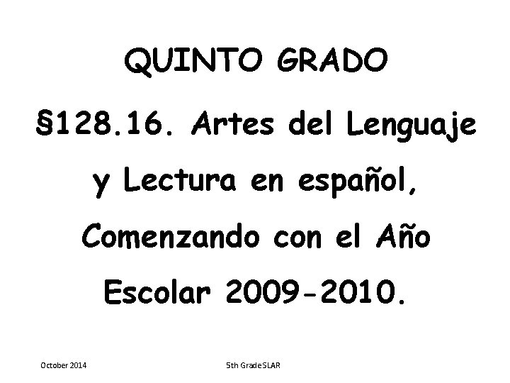 QUINTO GRADO 128 16 Artes del Lenguaje y