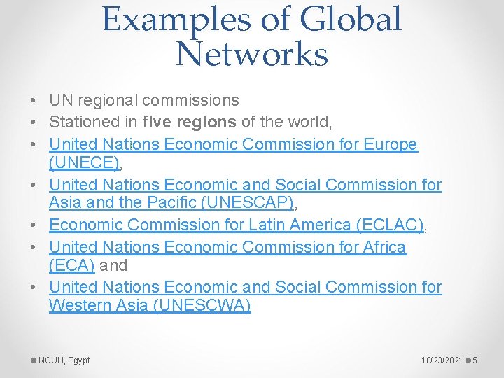 Creating Mediterranean Networks By Samir Gharieb Chairman of
