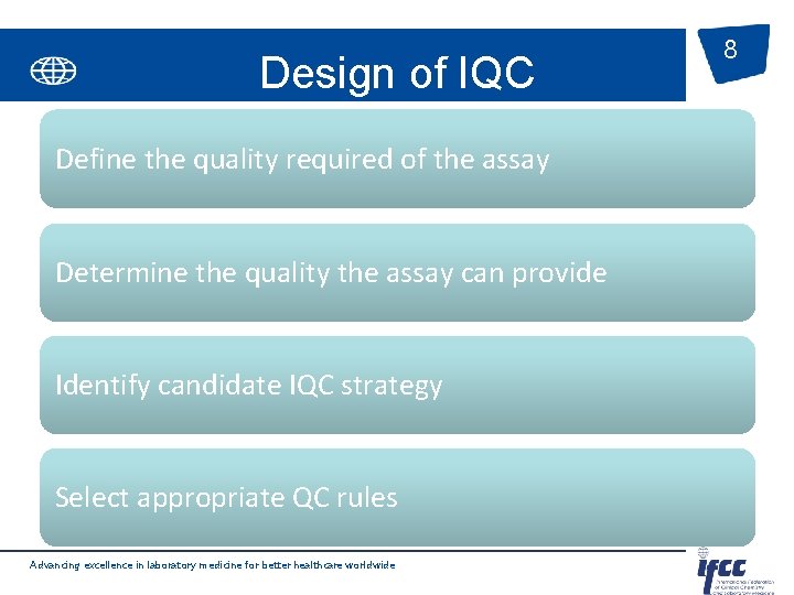 IQC best practice Annette Thomas Weqas Director Cardiff
