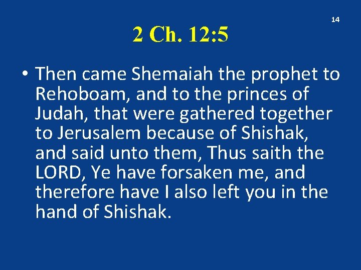 1 Rehoboam A Foolish Failure 2 Chronicles 10