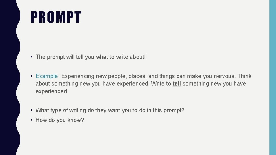 WRITING LETS LEARN ABOUT WRITING TYPES OF WRITING