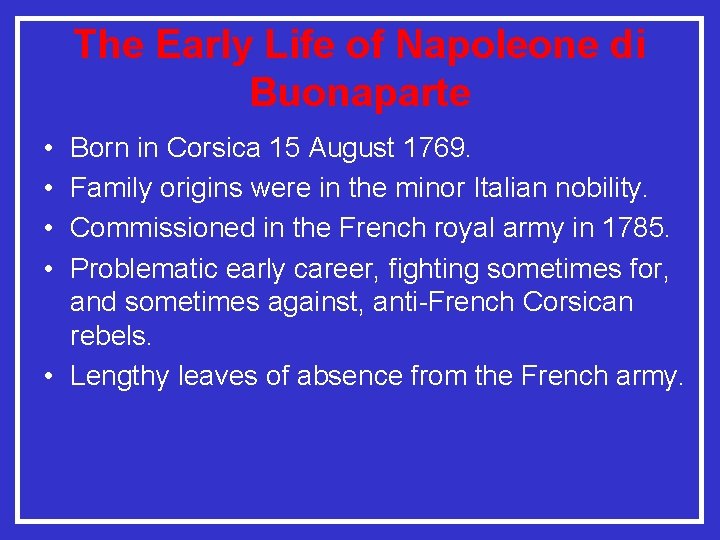 NAPOLEN BONAPARTE HISTORYS ULTIMATE SELF MADE MAN Jim