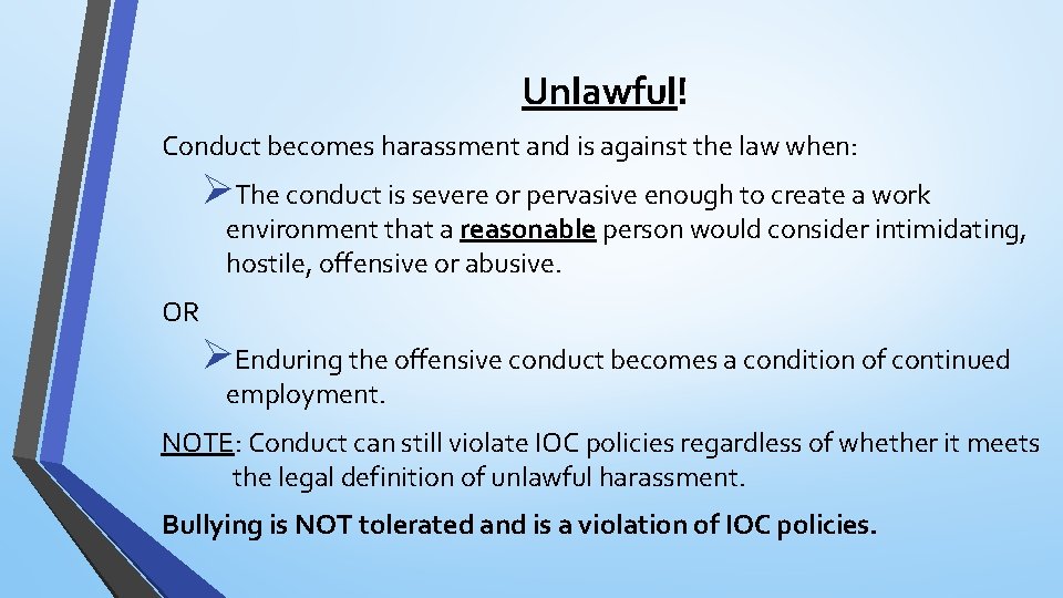 Sexual Harassment Training 2018 Joanna Belle Gunderson Executive