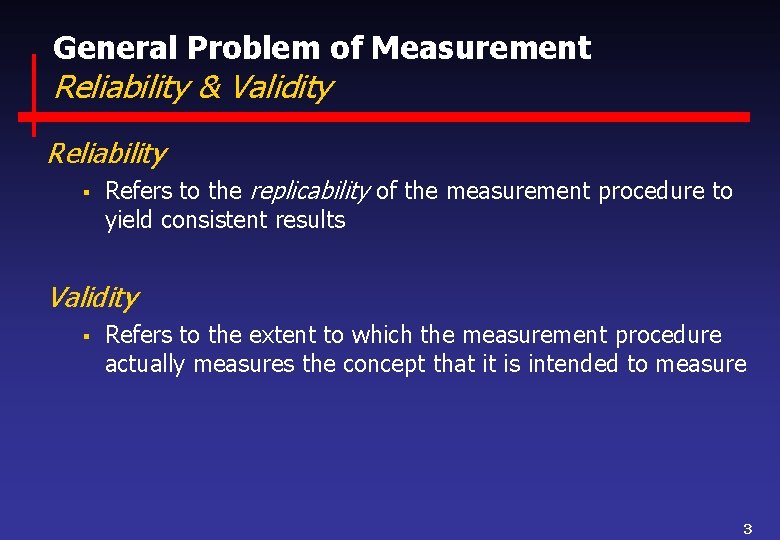 Survey Research Methods 2 Reliability Validity and Scale