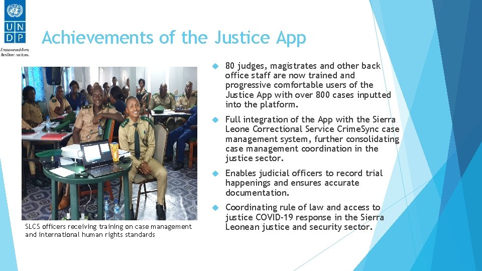 The Justice App UNDP and i DT Labs