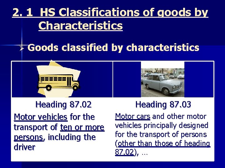 HS Classifications for Remanufactured Goods Masaki Okamoto Customs
