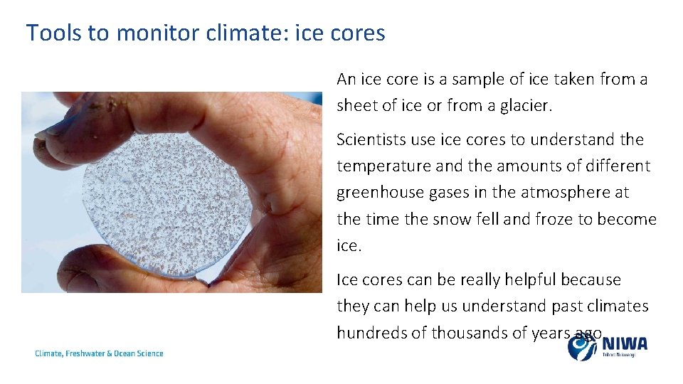 Understanding past climate can help predict the future