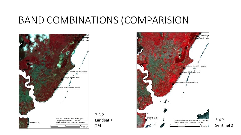 HIGH RESOLUTION OPTICAL DATA Sentinel 2 Sentinel2 Level