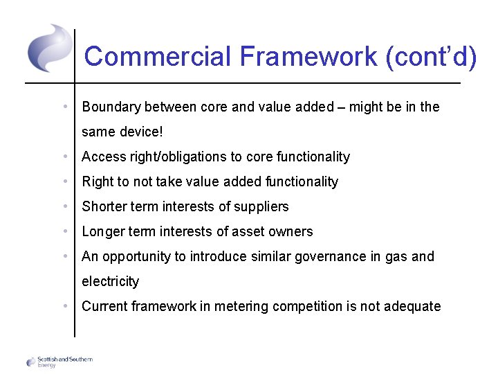 Metering InterOperability Steering Group 30 October 2006 SSE