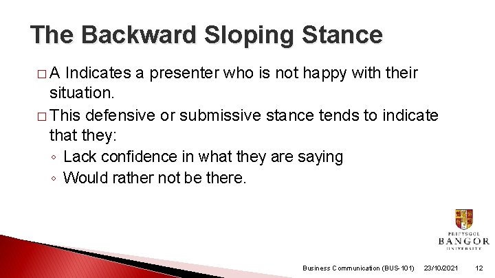 Business Communication Lecturer Gareth Jones Class 9 Presentations