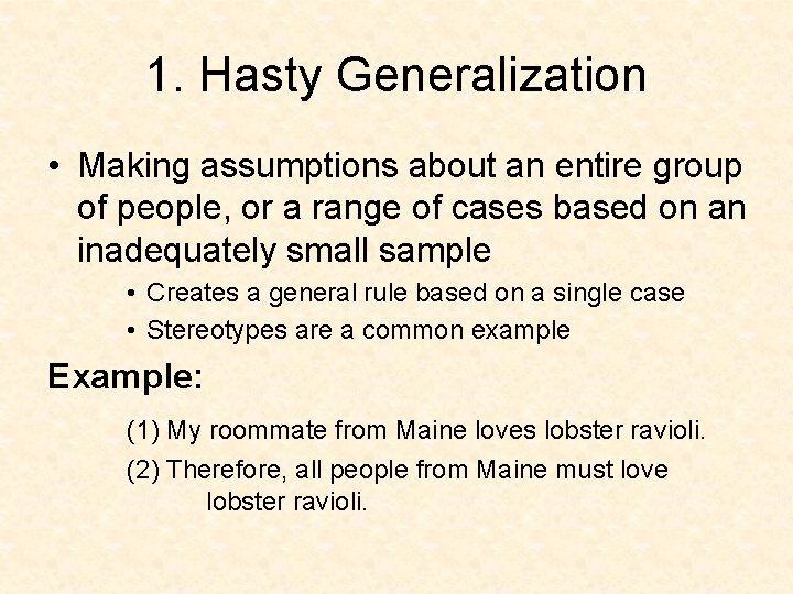Logical Fallacies Unit 2 What is an Argument