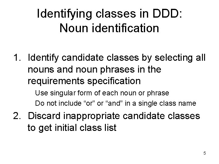 Lecture 7 Class Models Based on Fowler 2004