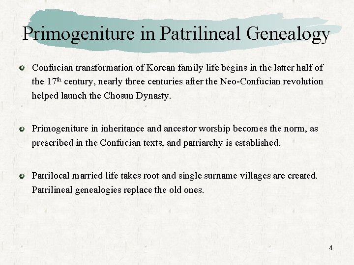 Lesson 5 Quiet Change Part I Confucian Society