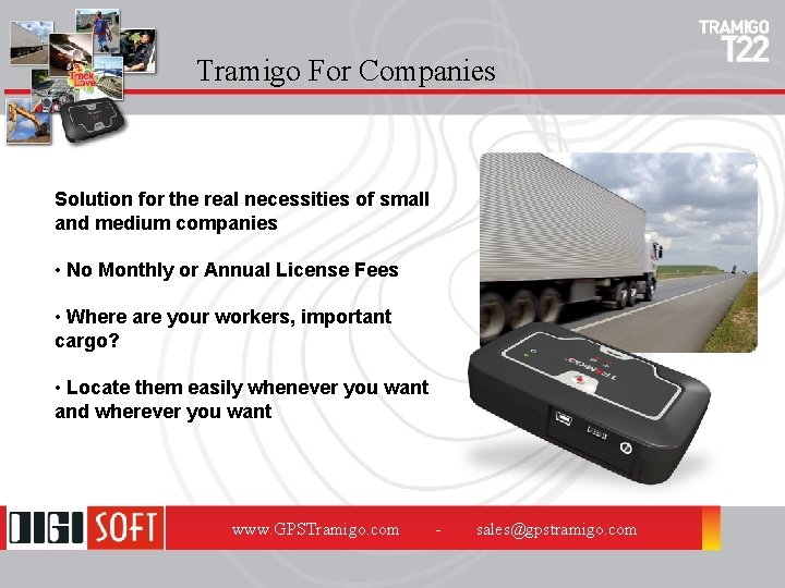 Tramigo T 22 The Best Selling GPSGSM Tracking